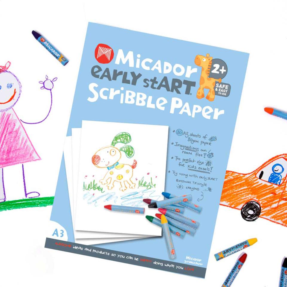 Micador Early Start Scribble Pad A3 Fsc Mix | Winc