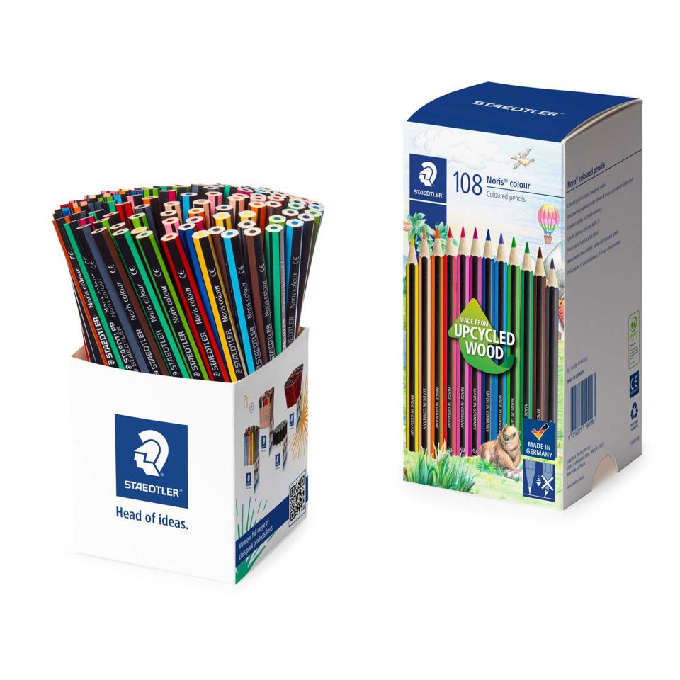 Staedtler Noris Club Coloured Pencils Cup Pack 108 | Winc