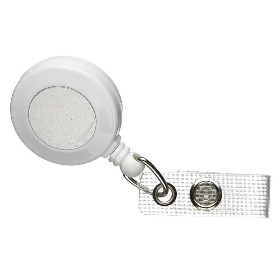 Rexel Card Holder Retractable Reel White | Winc