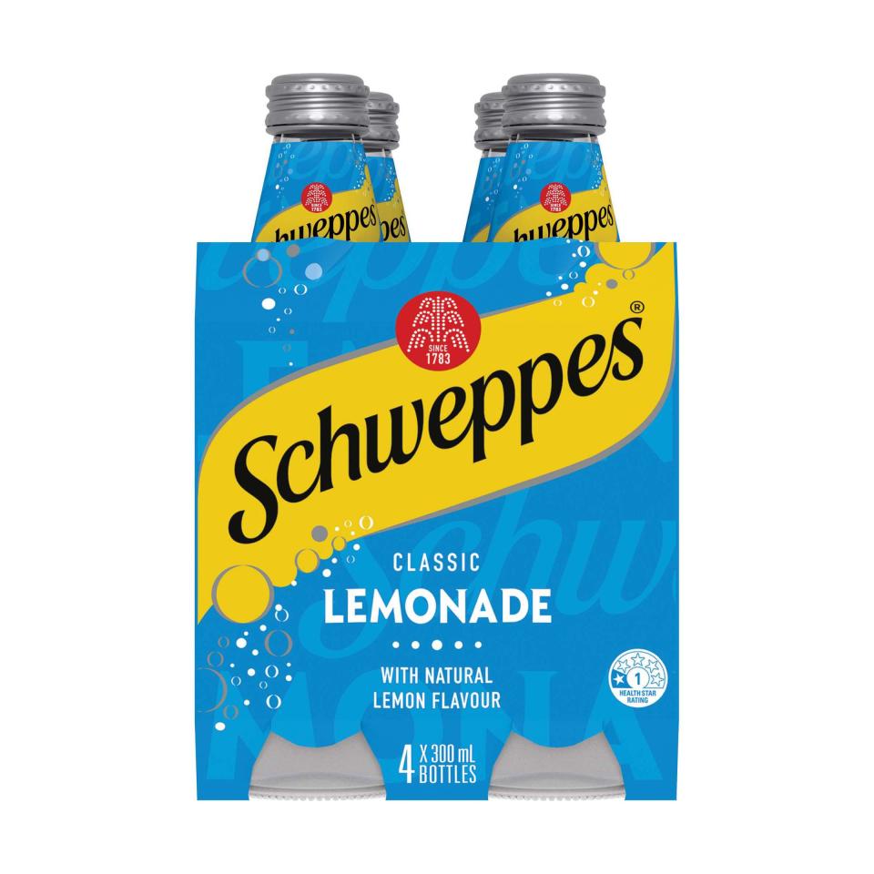Schweppes Lemonade 300ml Bottle Pack 4 | Winc
