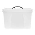Crystalfile Carry Case Foolscap 18l Clear Lid Clear Base | Winc