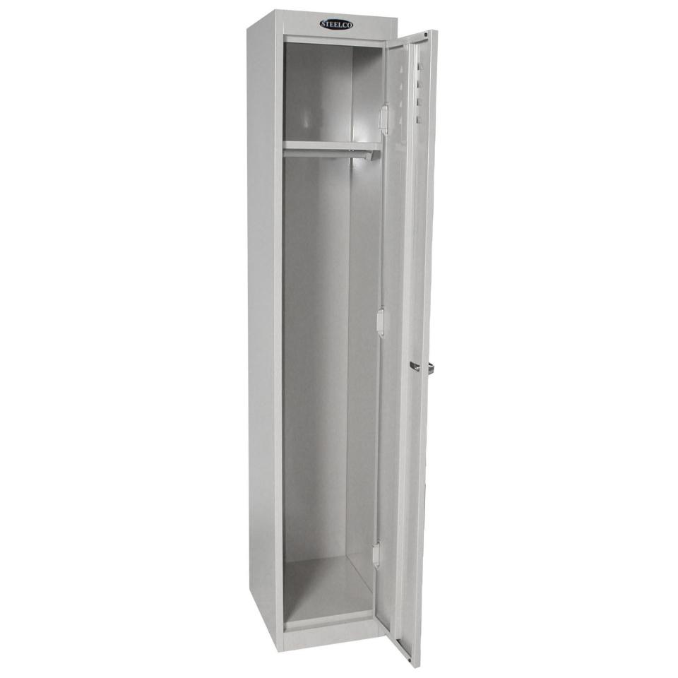 Steelco Locker Steel 1 Tier With Silver Grey | Winc