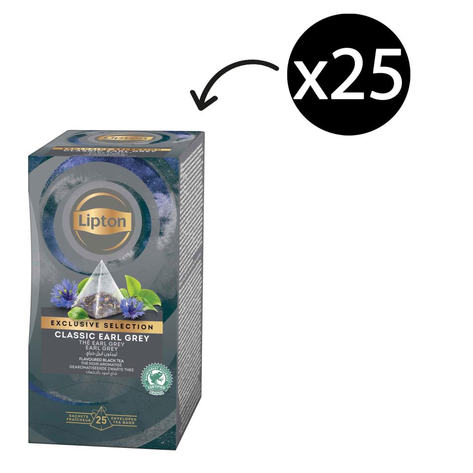Lipton Exclusive Selection Earl Grey Tea Bags Pack 25 | Winc