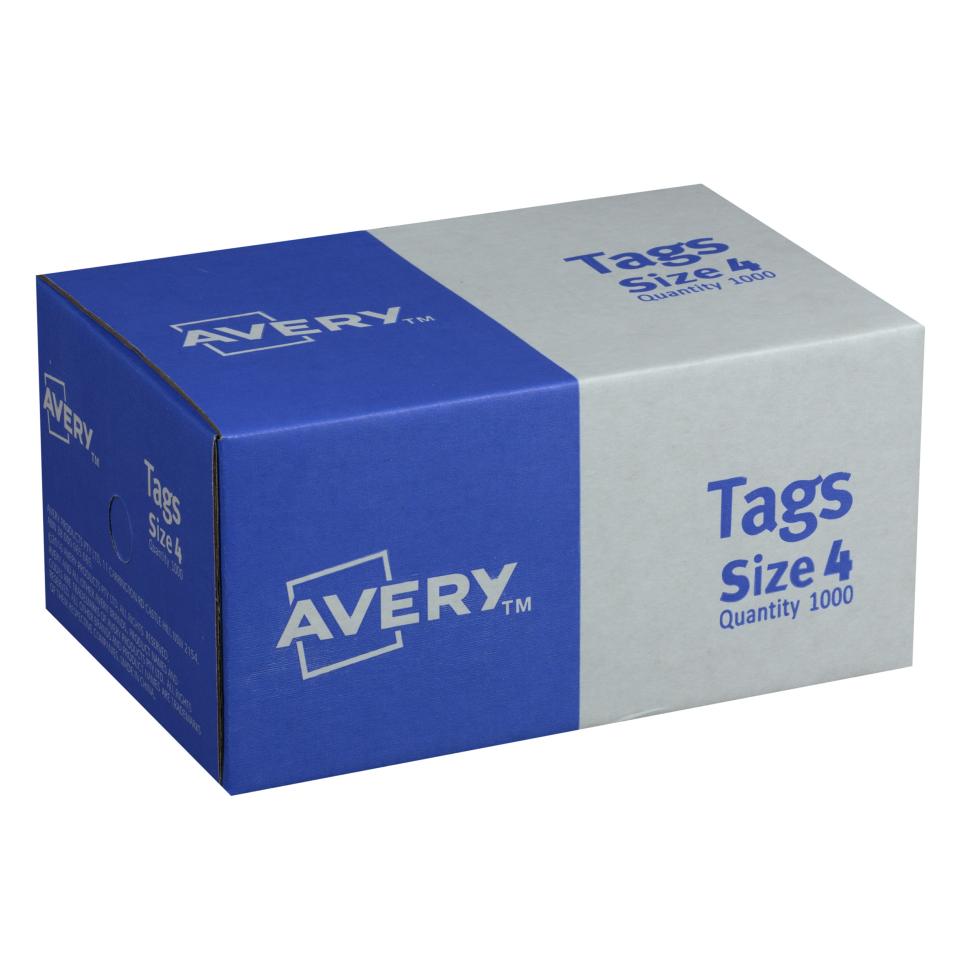 Avery Buff Shipping Luggage Tags Size 4 108 X 54 Mm 1000 Tags Winc