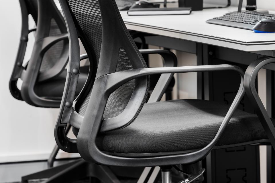 Winc Access Copenhagen High Back Chair With Arms Mesh Back 5 Star Nylon ...