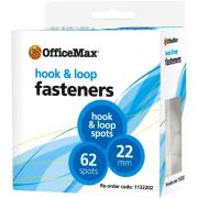 Velcro Adhesive Spots Loop Only 22mm Piece 900 White | Winc