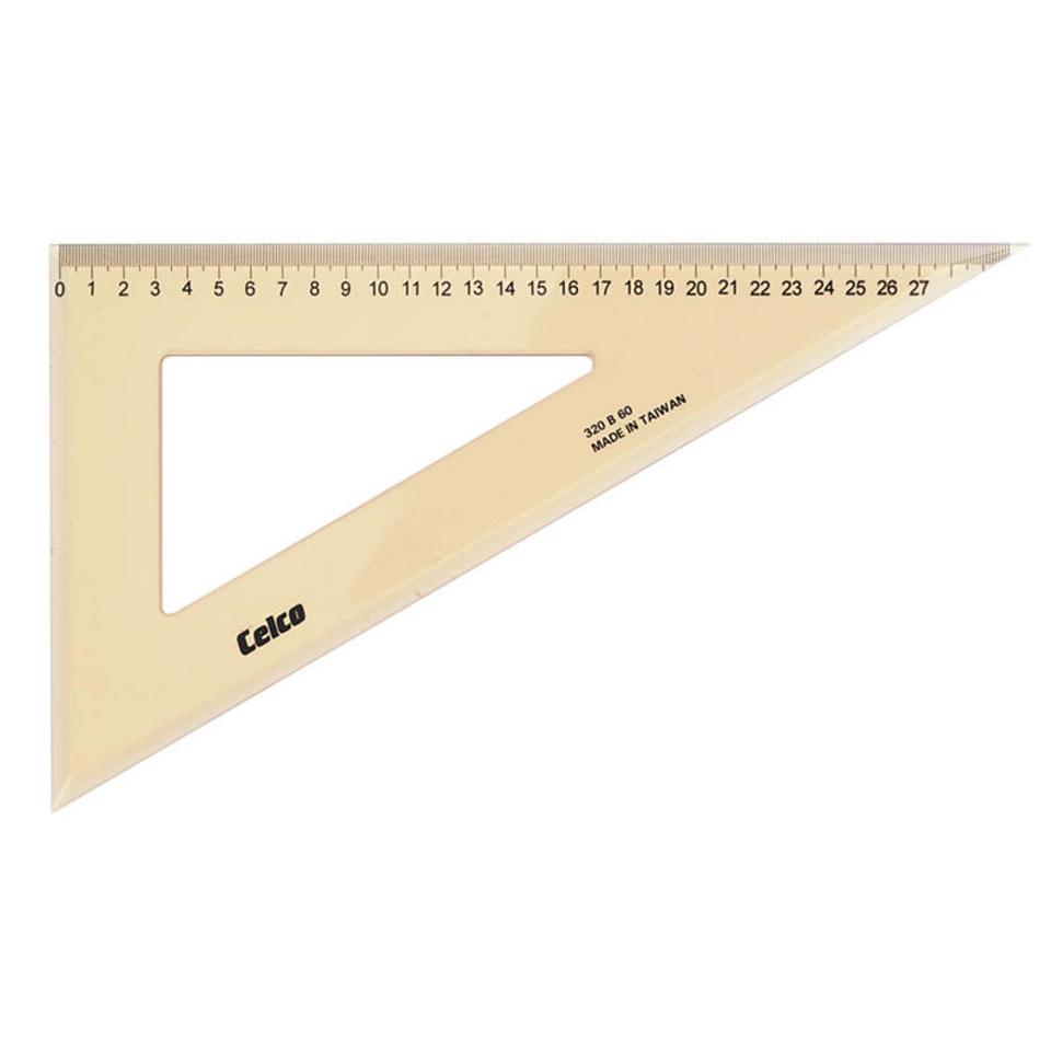 Celco Set Squares 60 Degrees 320mm Clear | Winc