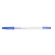 Simply Clear Stick Ballpoint Pen Medium 1.0mm Blue Box 50 | Winc
