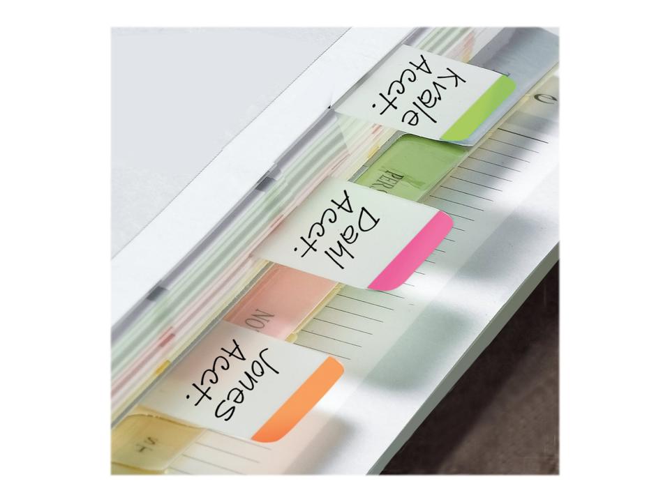 Post-It Tabs 25.4 x 38.1mm Assorted Brights Pack 3 | Winc