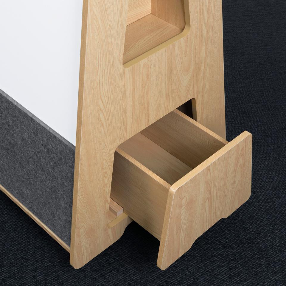 Visionchart Idea Board A-frame Magnetic Mobile Whiteboard with Pin ...