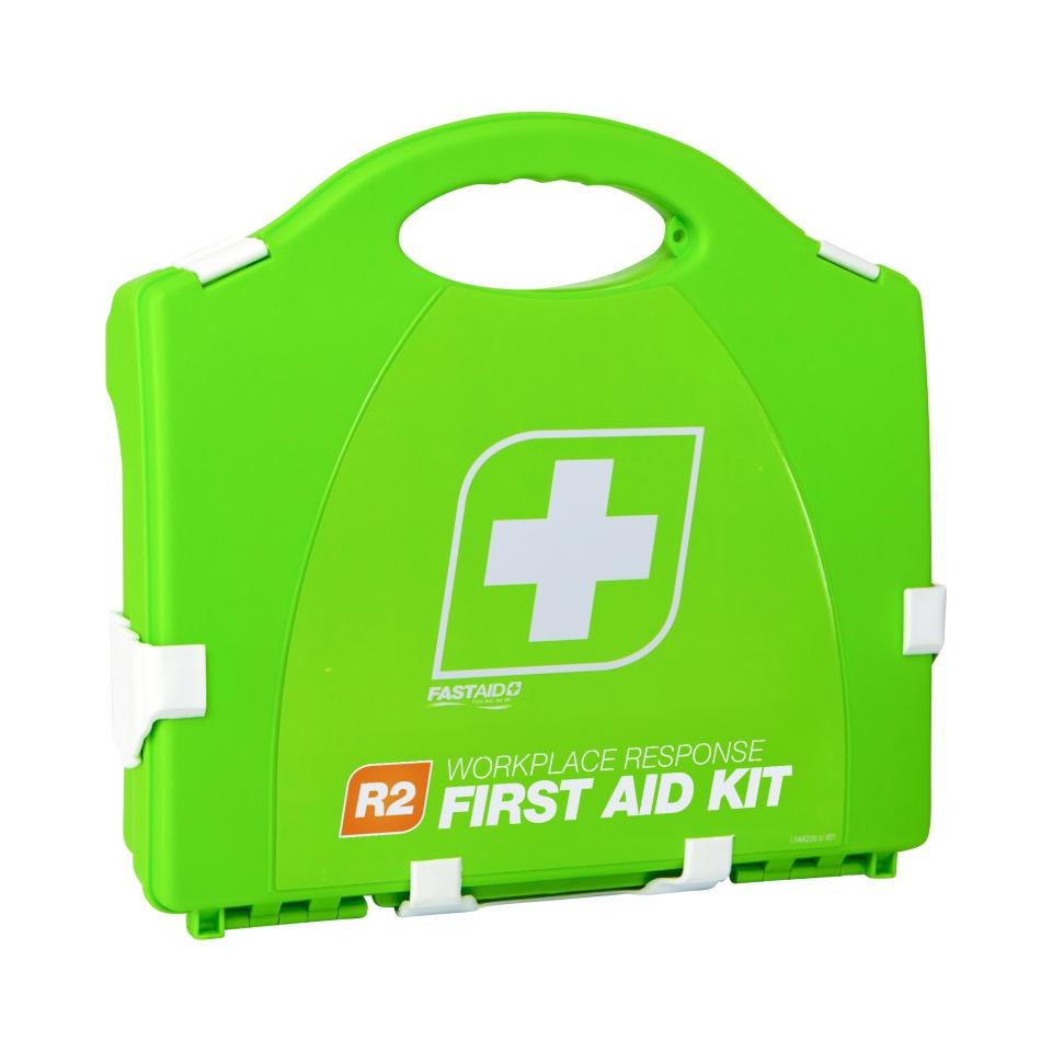 FastAid R2 Workplace Response Plastic Portable First Aid Kit | Winc