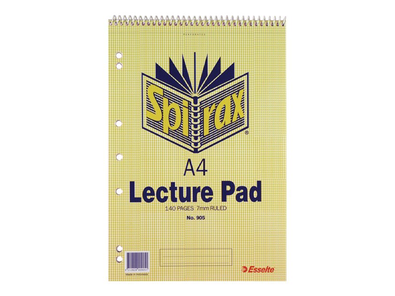 Spirax 905 Lecture Book A4 Top Opening 140 Pages | Winc