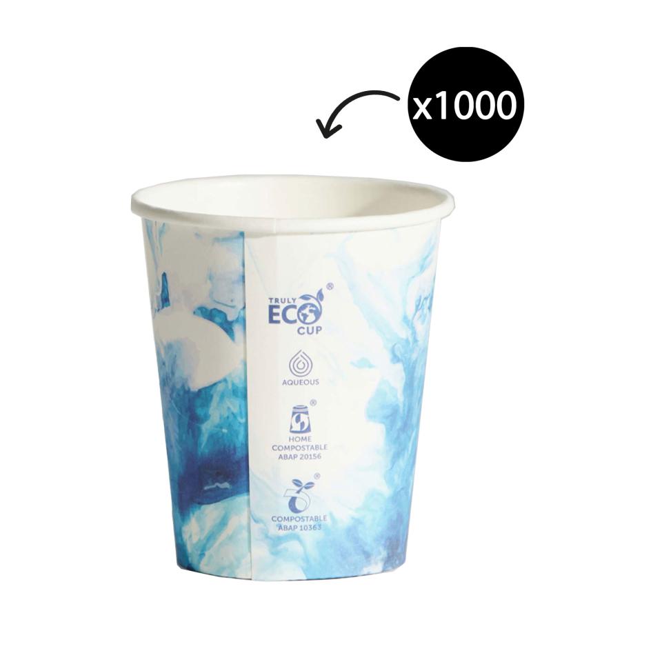Truly Eco Aqueous Water Cup 8oz Rim 80mm Carton 1000 | Winc