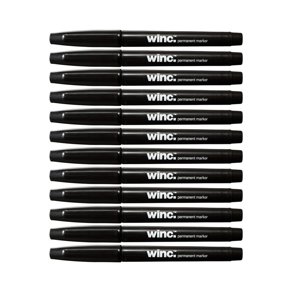 Winc Permanent Marker Bullet Tip 1.0mm Pocket Clip | Winc
