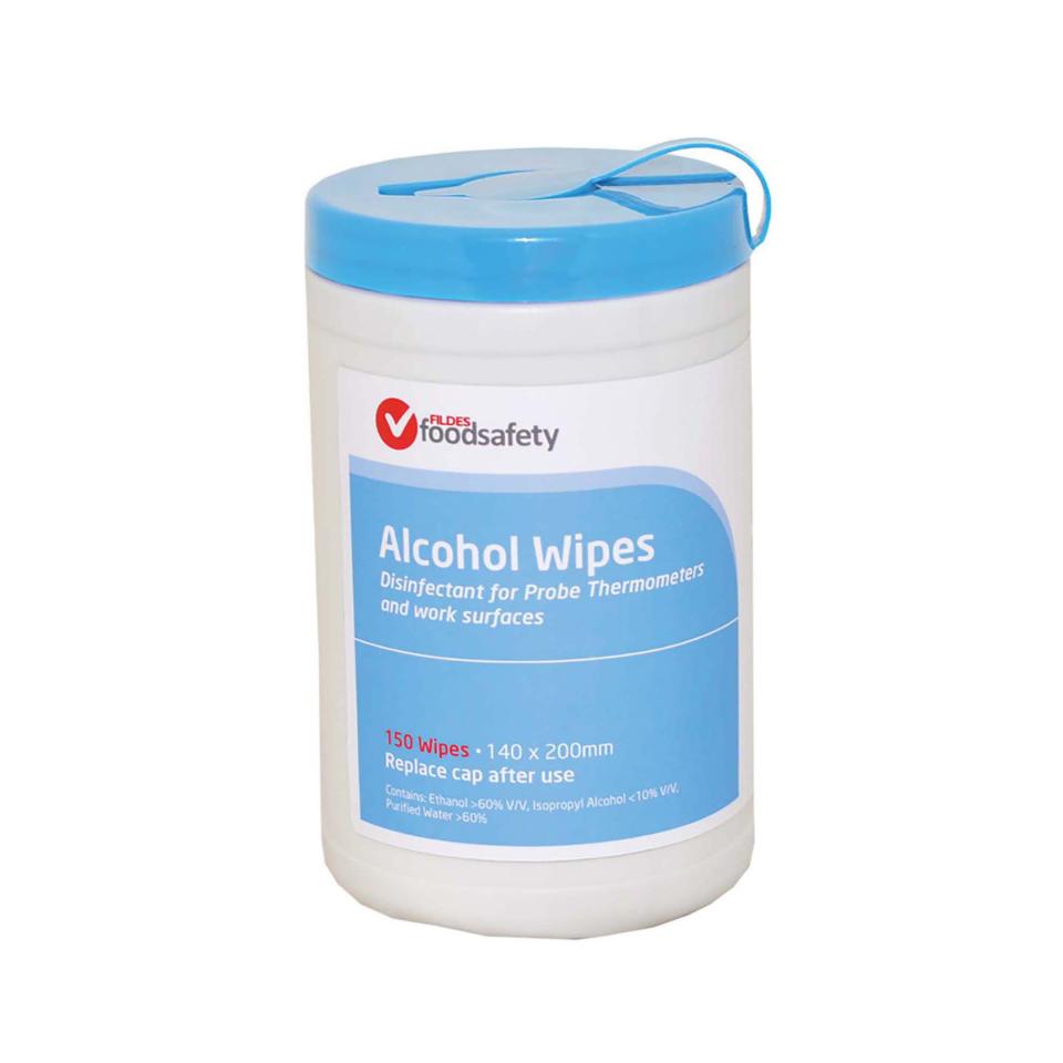 Thermometer Probe Wipes Tub 150 | Winc