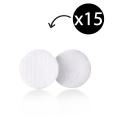 VELCRO Brand Stick On Hook Loop 16mm Mini Dots White Pack 15 | Winc