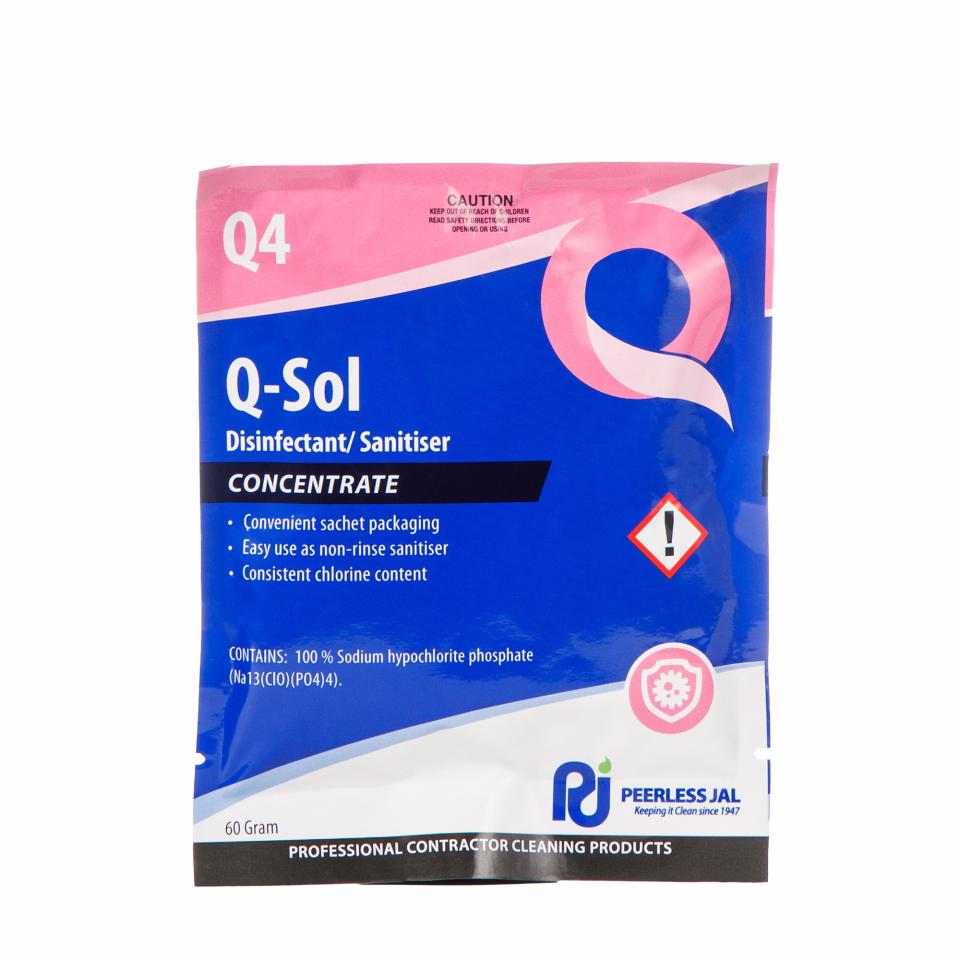 Peerless Jal Q-sol Disinfectant Sanitiser 60gram Carton 50 | Winc