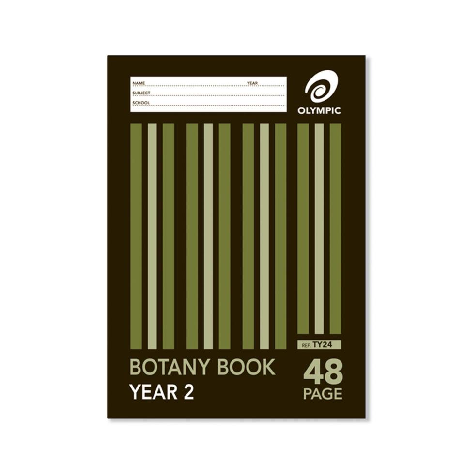 Olympic A4 Botany Book QLD Year 2 18mm Ruled 56GSM 48 Pages | Winc