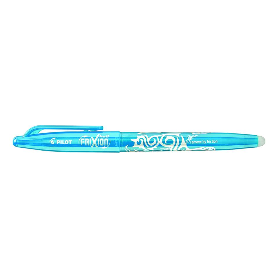 Pilot Frixion Erasable Gel Ink Rollerball Pen Fine 0.7mm Light Blue ...
