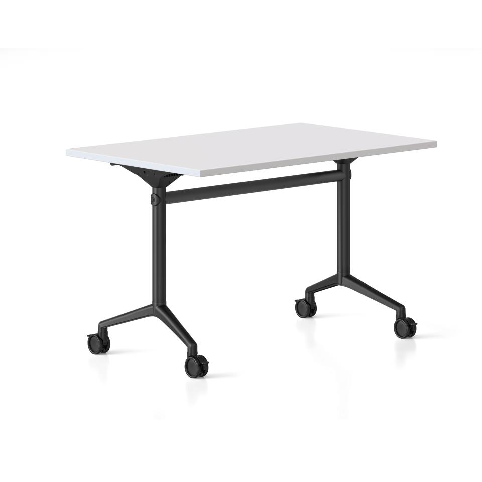 Rapid Line Black Frame Typhoon Flip Table 1200mm Wide White/Black | Winc