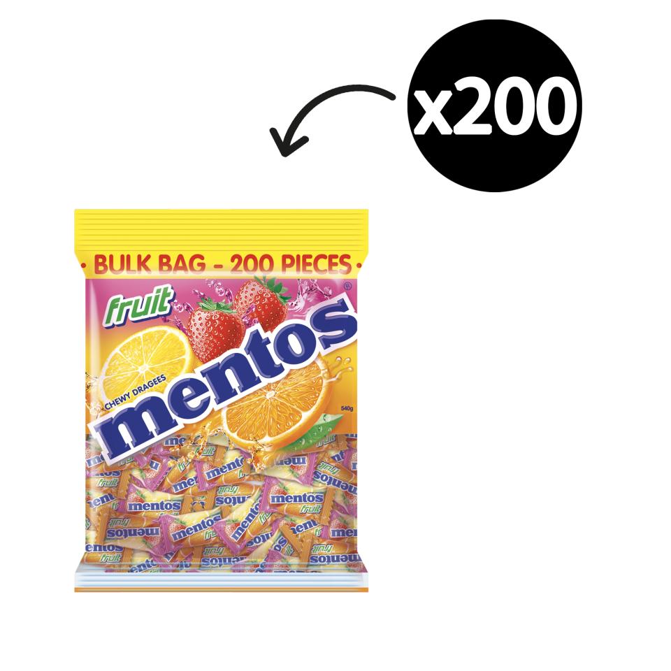 Mentos Fruit Individually Wrapped 540g | Winc
