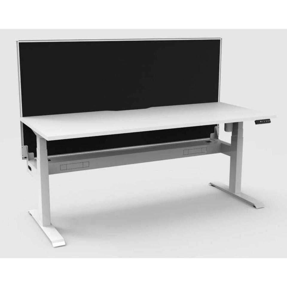 Rapidline Boost Light Single Sided Workstation With Screen+CableTray ...