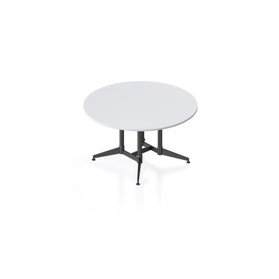 Rapid Line Black Frame Typhoon 1500mm Dia Round Table White/black | Winc