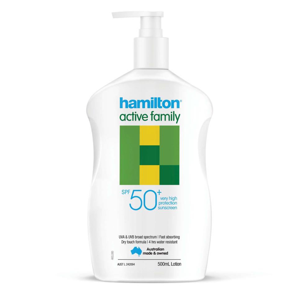 Hamilton Sun Active Family Sunscreen SPF50+ 500ml | Winc