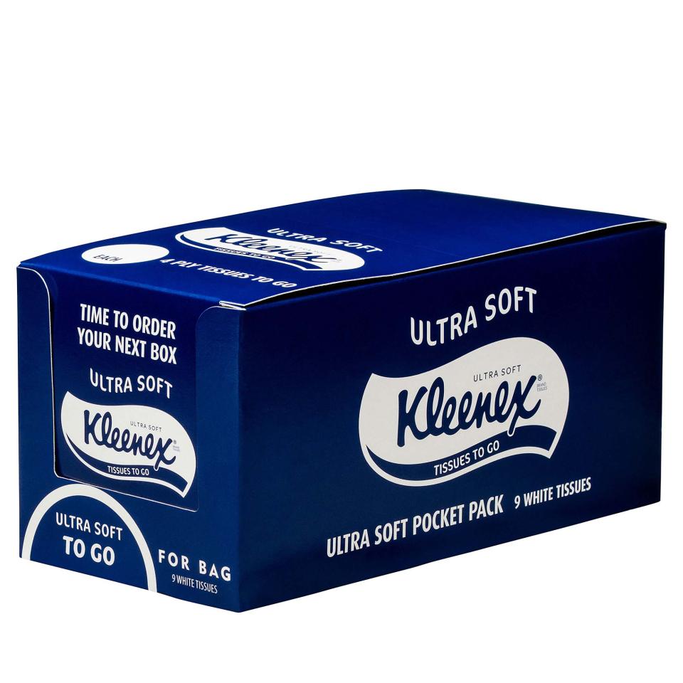 Kleenex 00202 Tissues Personal Pack 3 Ply 10 Sheets Carton 144 | Winc