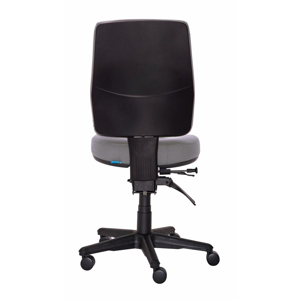 Buro Roma Chair 3 Lever High Back In Jett Fabric | Winc