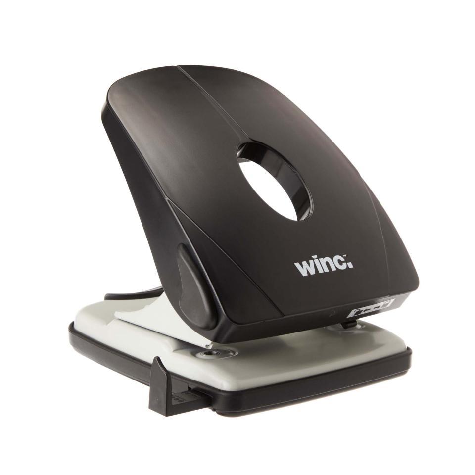 Winc Heavy Duty 2 Hole Punch Black 40 Sheet Capacity | Winc