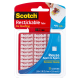 Scotch Restickable Mounting Tabs 2.5 x 2.5cm Clear Pack 18 | Winc