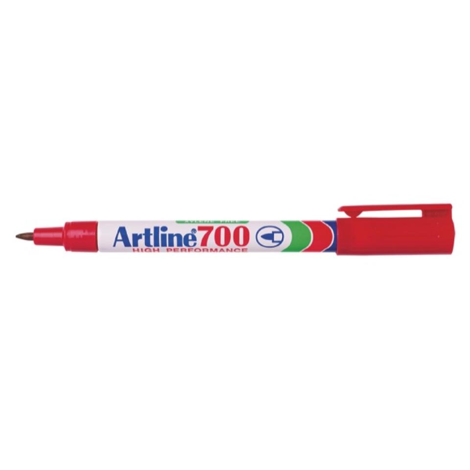 Artline 700 Permanent Marker Fine 0.7mm Red | Winc