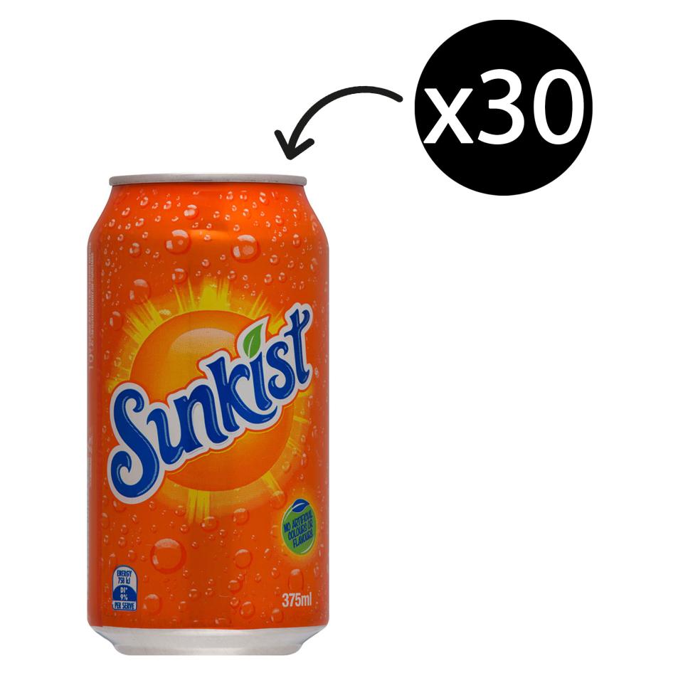 Sunkist 375ml Can Carton 30 | Winc