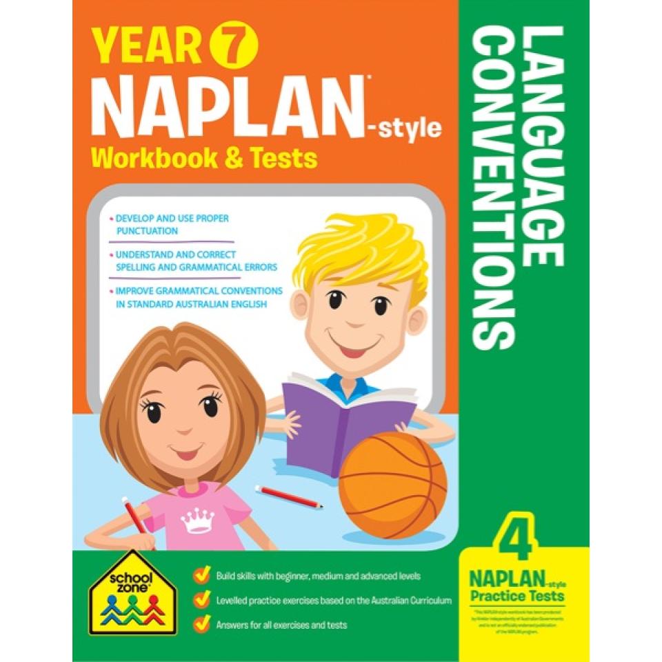 School Zone Year 7 Language Conversions Naplan-style Workbook And Tests ...