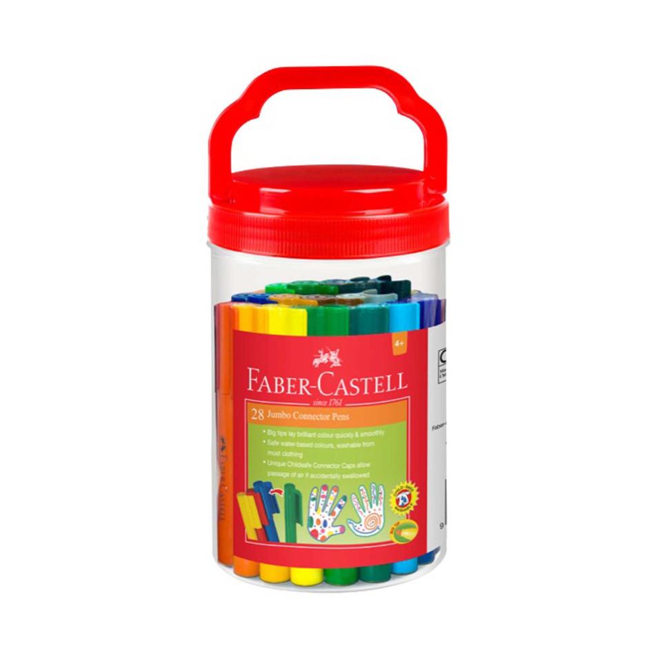 Faber-Castell Connector Pens Jumbo Barrel Pack 28 | Winc