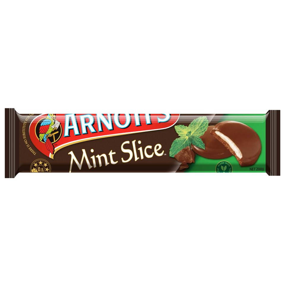Arnotts Mint Slice 200g | Winc