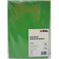 Winc Premium Coloured Cover Paper A4 110gsm Emerald Pack 250 | Winc