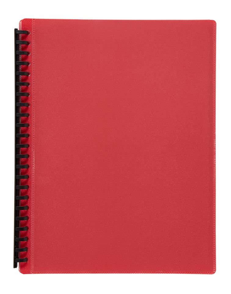 Winc Display Book A4 Refillable 20 Pocket Insert Cover/Assorted Pack 10 ...