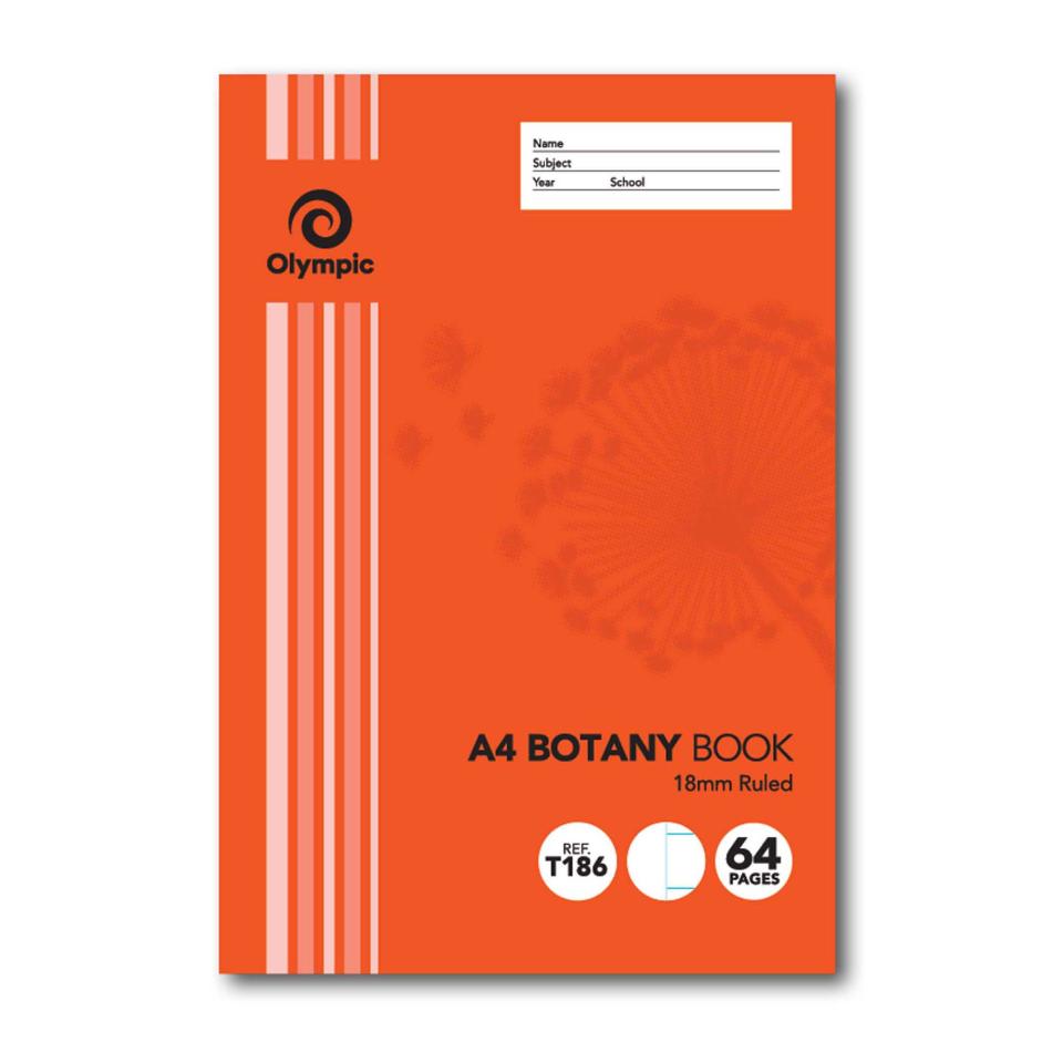 Olympic T186i Botany Book A4 64 Pages 18mm | Winc