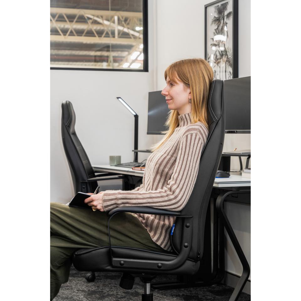 Winc Ambition New York Executive Chair PU Upholstery with 5 Star Castor ...