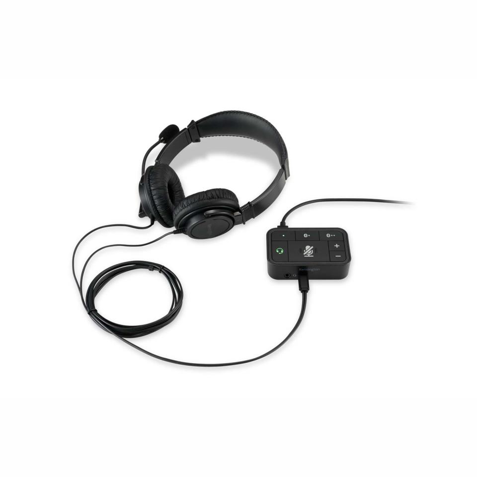 Kensington 3 In 1 Pro Audio Headset Switch | Winc