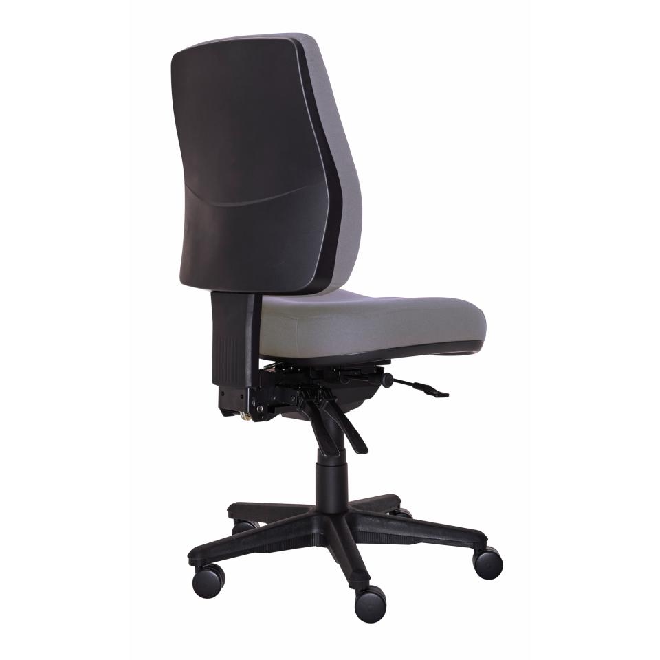 Buro Roma Chair 3 Lever High Back In Jett Fabric | Winc