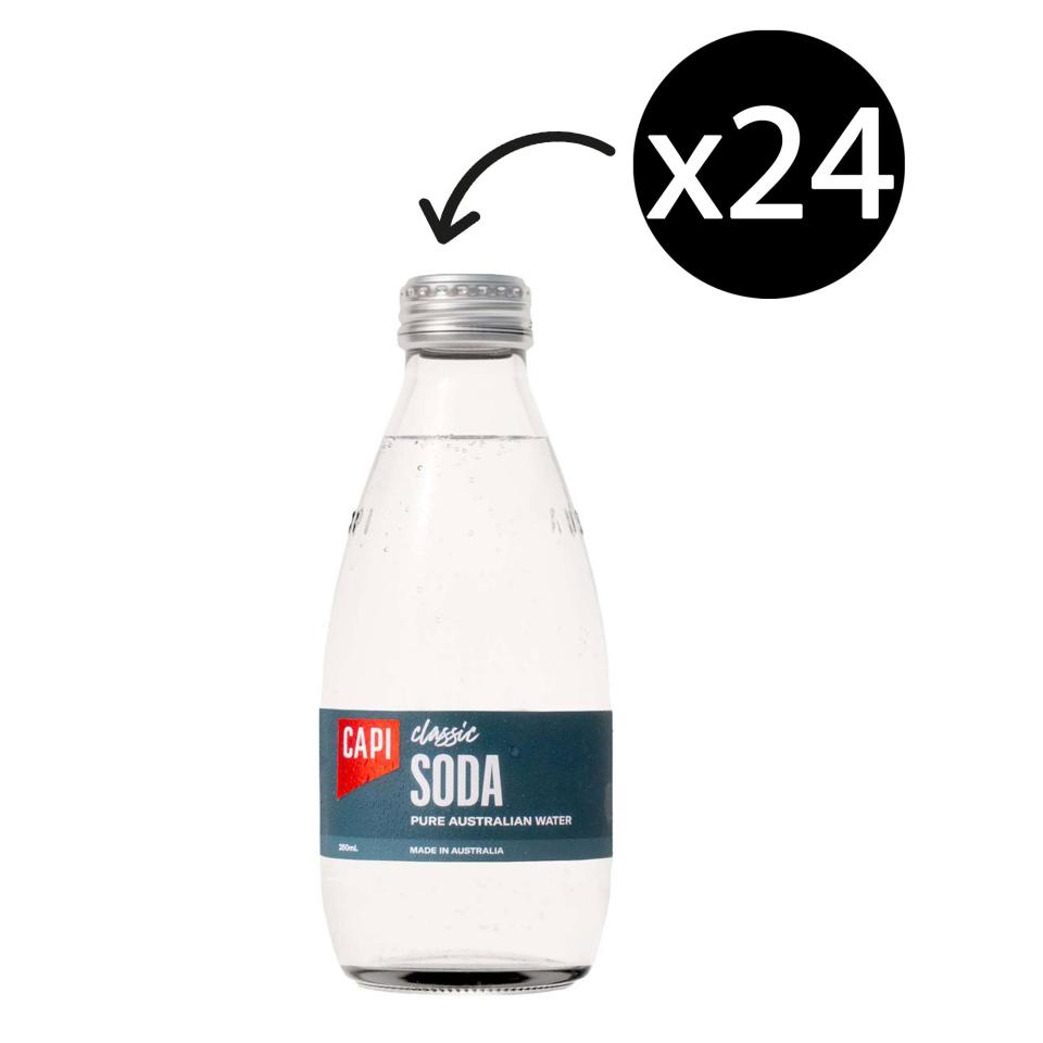 CAPI Soda Water 250ml Carton 24 | Winc
