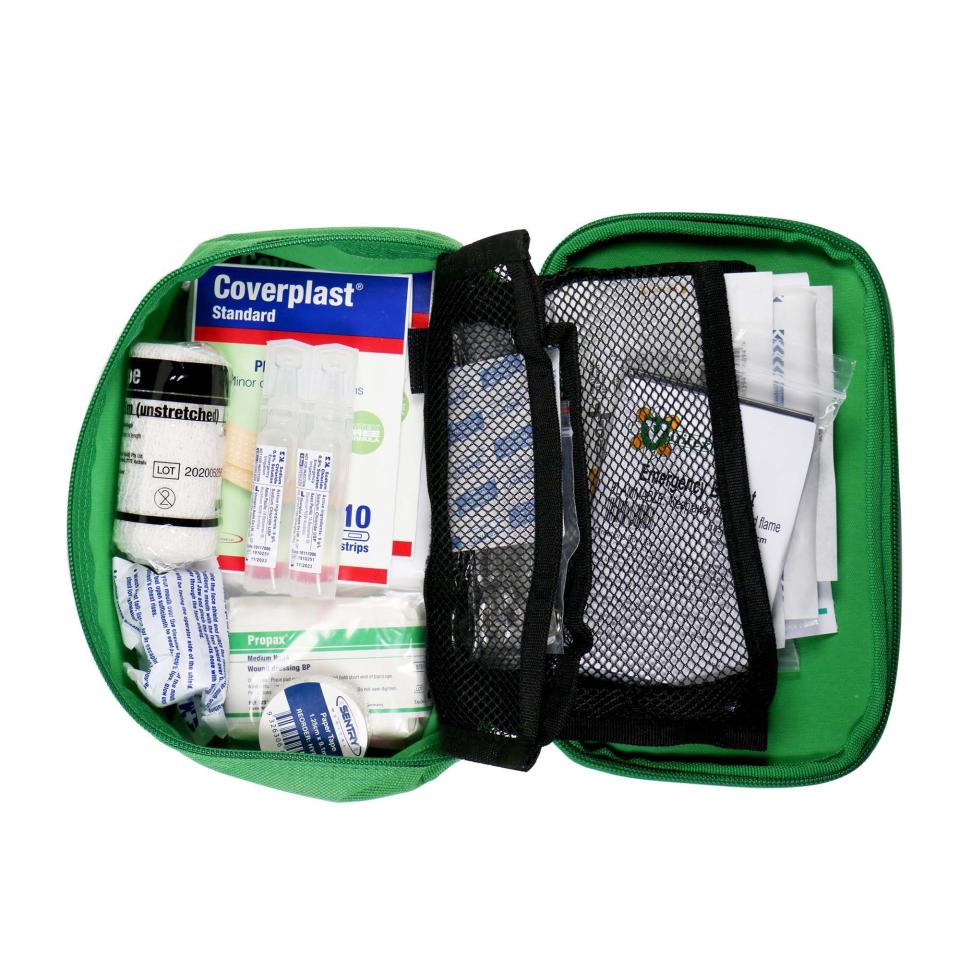Uneedit Supplies First Aid Kit Workplace Vehicle in Soft Portable Case ...
