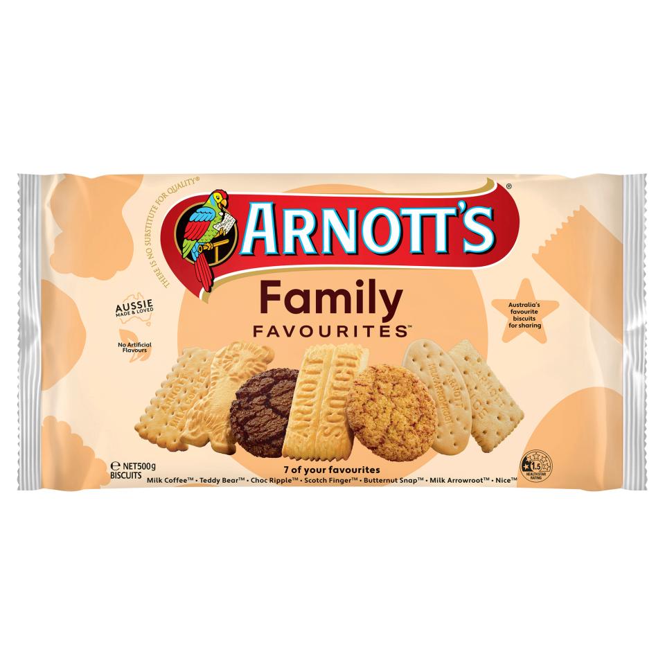 Arnott's Family Assorted Biscuits 500g | Winc
