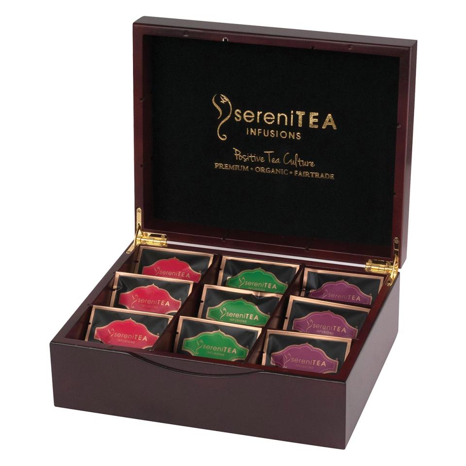 SereniTEA Infusions 9 Compartment Tea Chest | Winc
