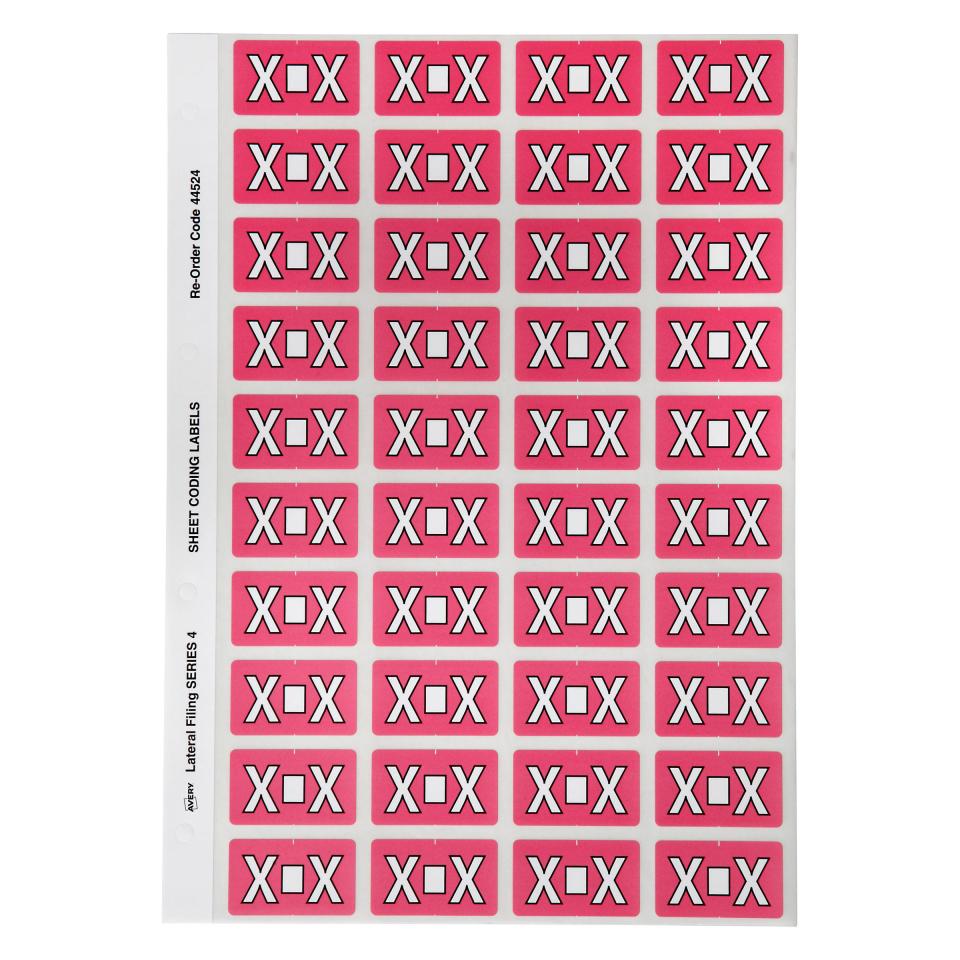 Avery Colour Coding Labels 25mm Alpha X Pink Pack 240 | Winc