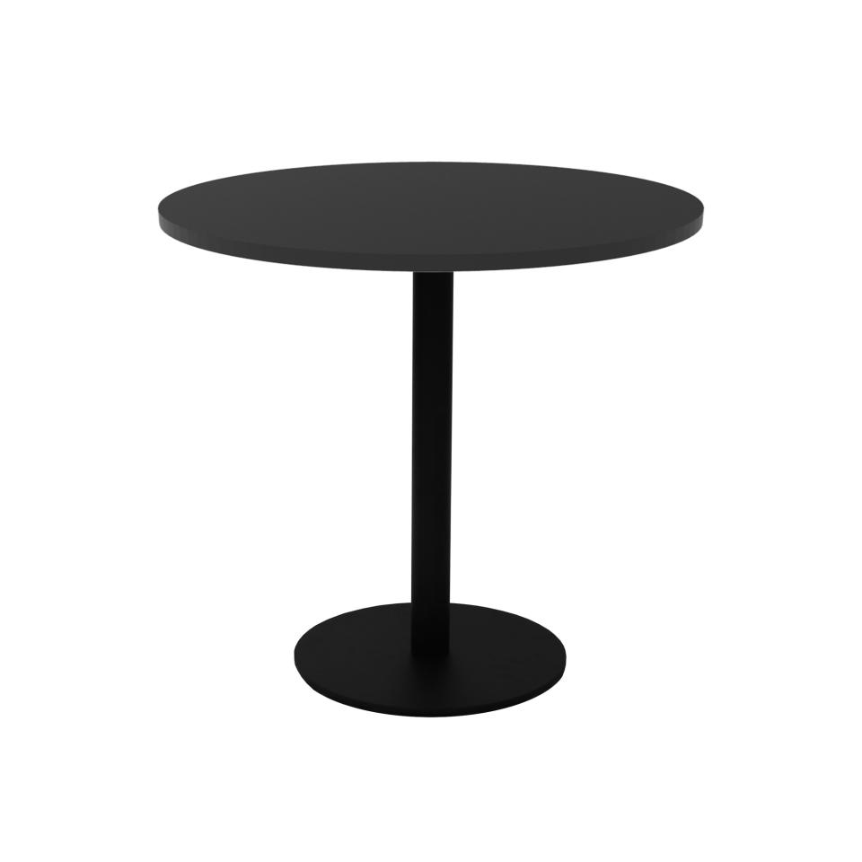 Rapid Line Estilo 900mm Dia Disc Base Round Table Black/Black | Winc