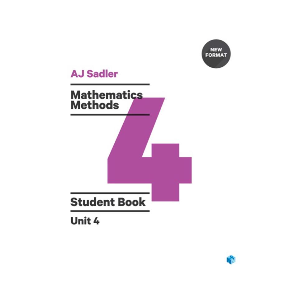 Mathematics Methods Unit 4 Revised Ed. Author Alan Sadler | Winc